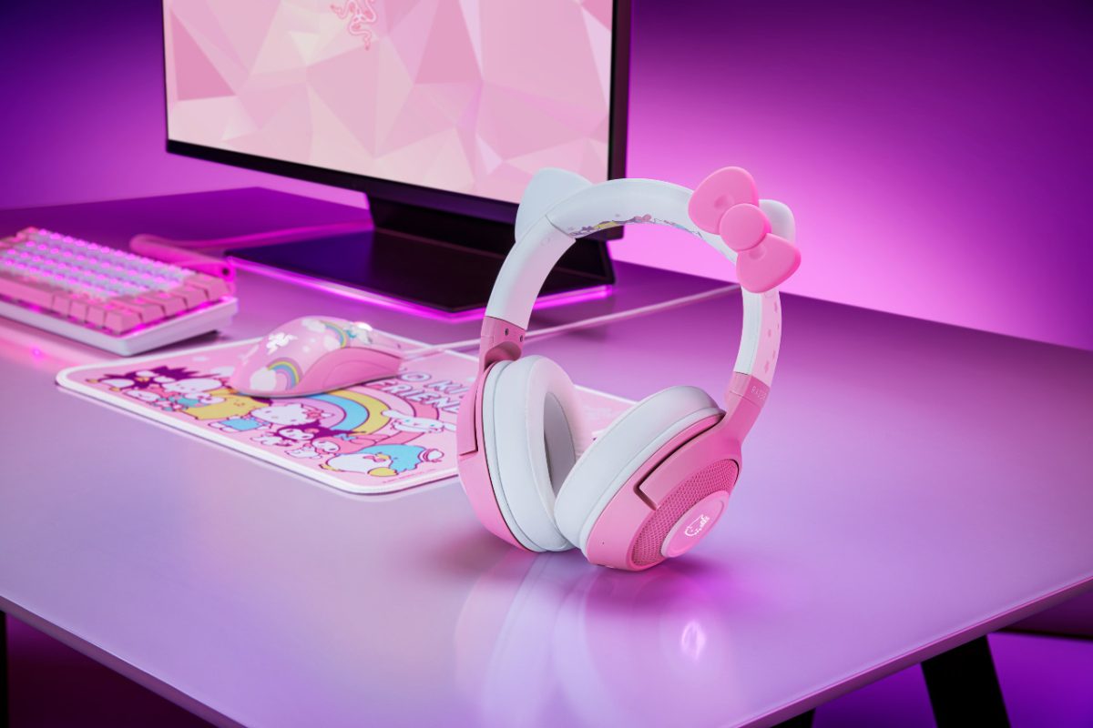 Razer partners with Hello Kitty for gaming gear.