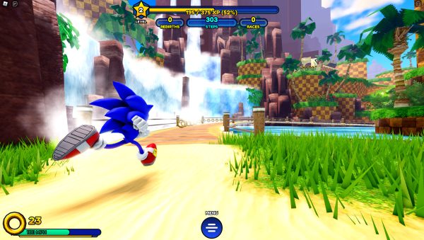 Roblox adds Sonic to Speed Simulator game