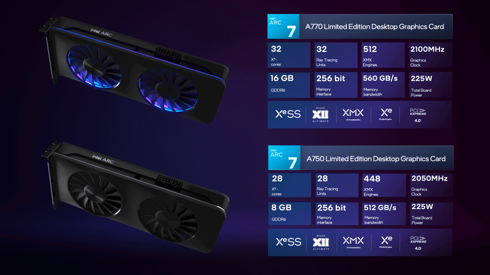Intel unveils Arc A770 GPU, launching Oct. 12th.