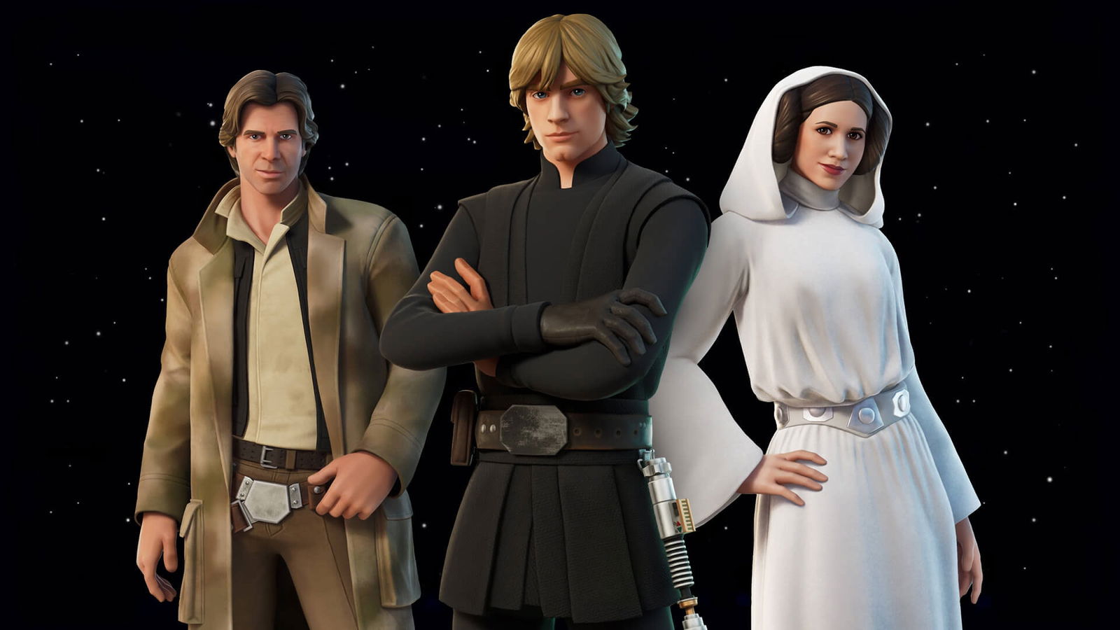 Fortnite's Skywalker Week: Han, Luke & Leia Join!