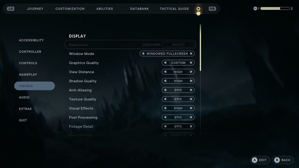 Tech Report – Star Wars Jedi: Survivor PC Performance & Menu Breakdown