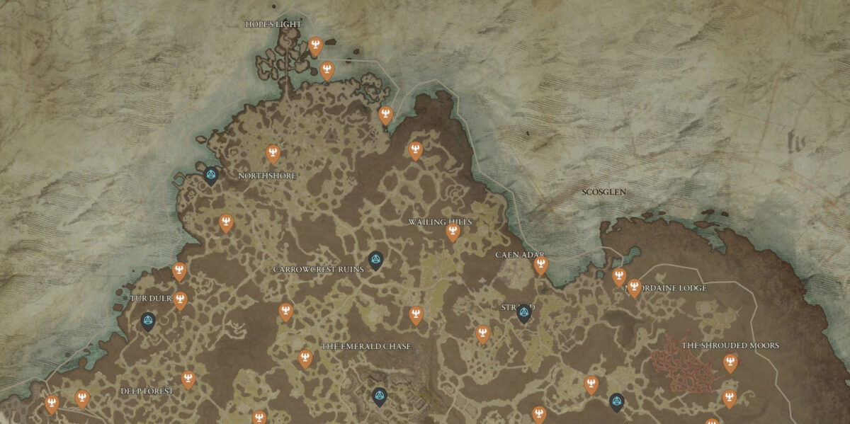 Diablo 4 Guide: All Altars of Lilith Locations