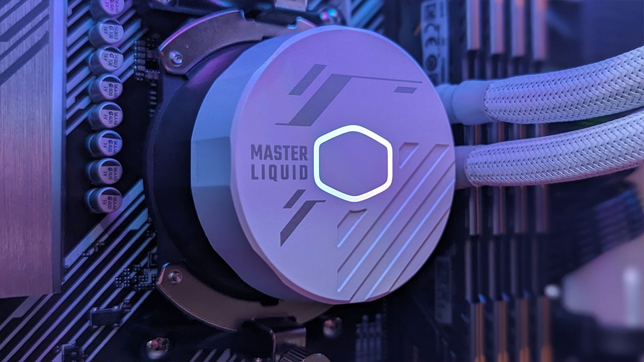 CoolerMaster MasterLiquid 360L Core White Review - CGMagazine