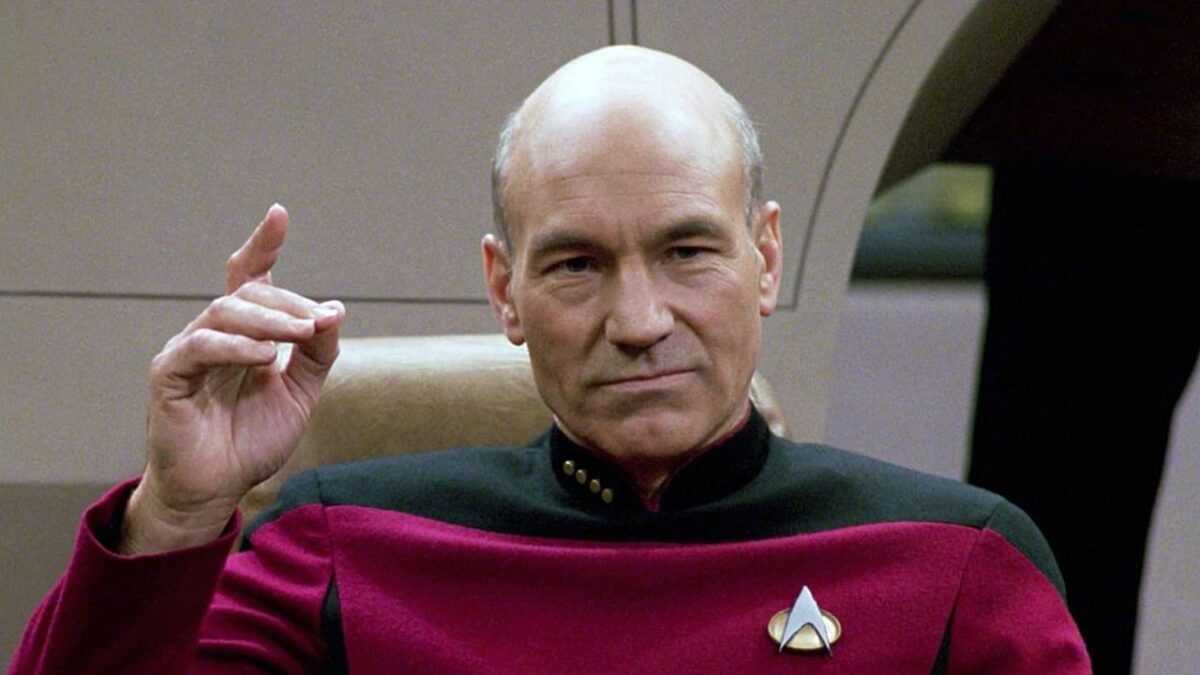 Patrick Stewart Confesses Star Trek Capt. Picard Almost Wore A Beastly Wig