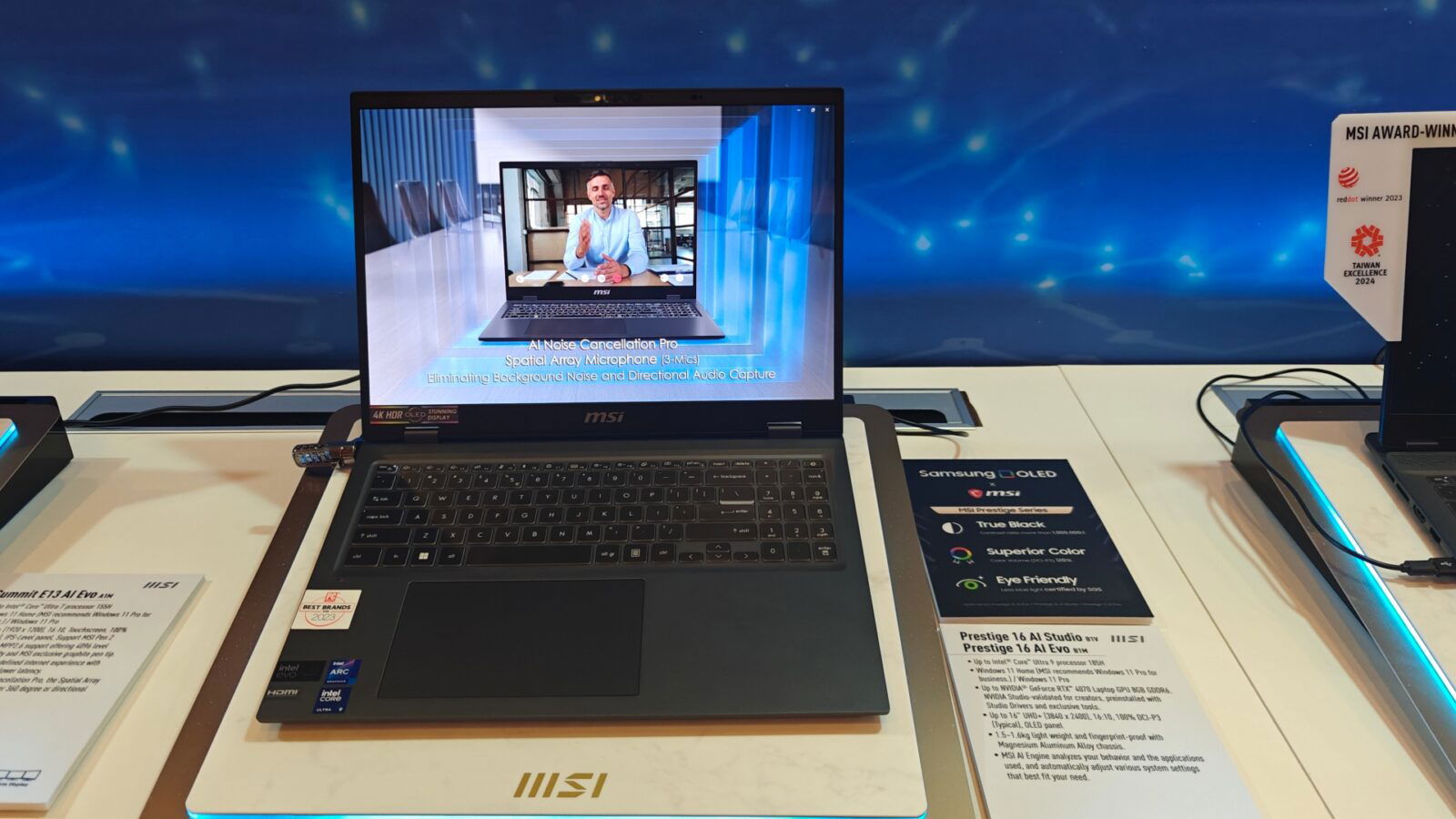 MSI Makes a Big Splash at CES 2024 With New Laptop Lineup