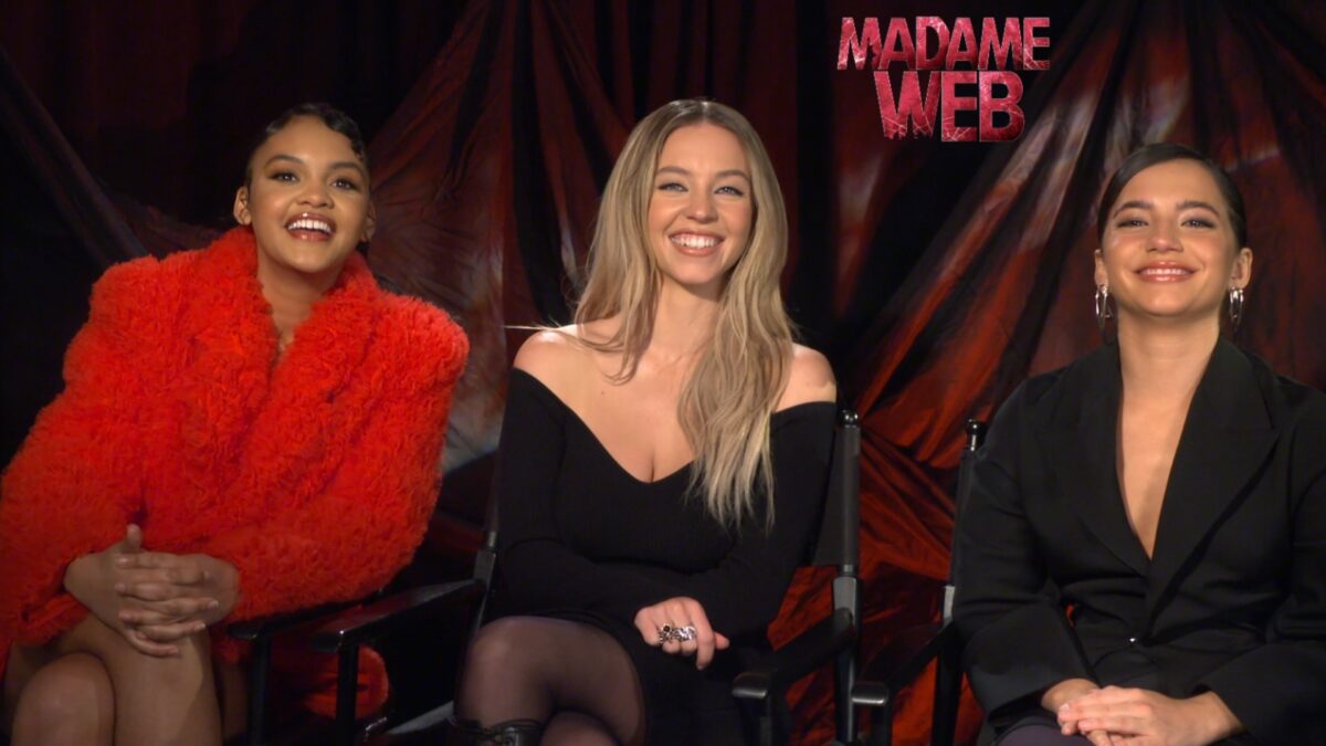 Madame Web: Sydney Sweeney, Celeste O'Connor & Isabela Merced Talk ...