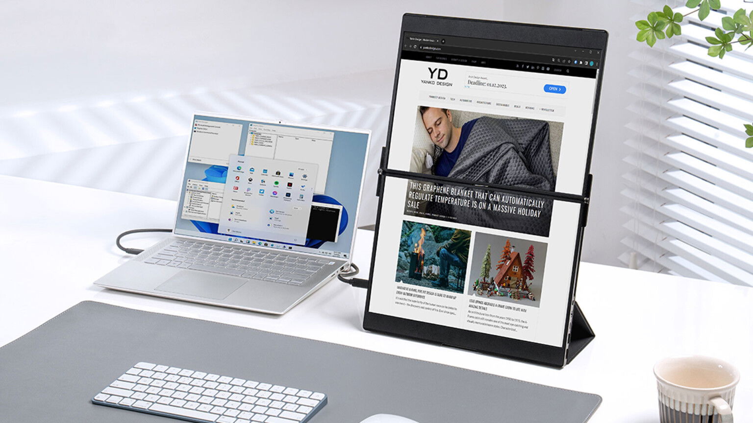 JSAUX FlipGo Portable Dual Monitor Review - CGMagazine