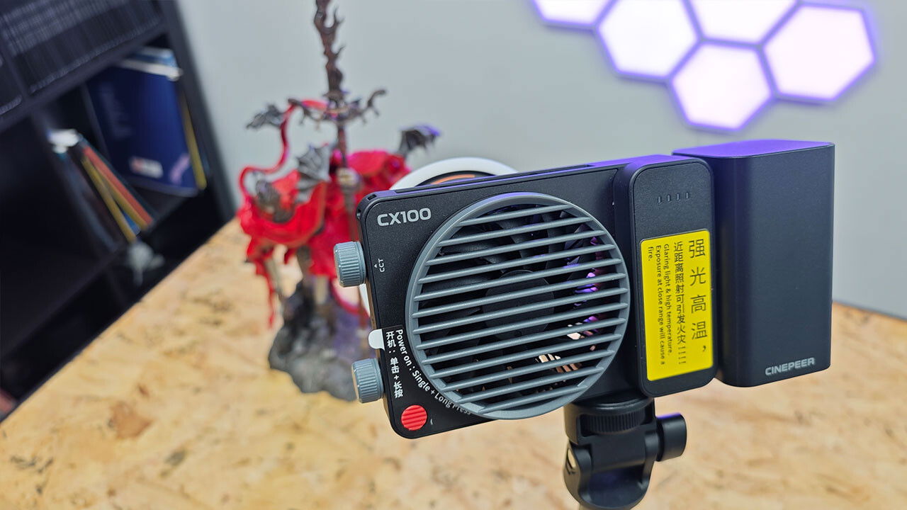 Zhiyun CINEPEER CX100 COB Light Review - CGMagazine