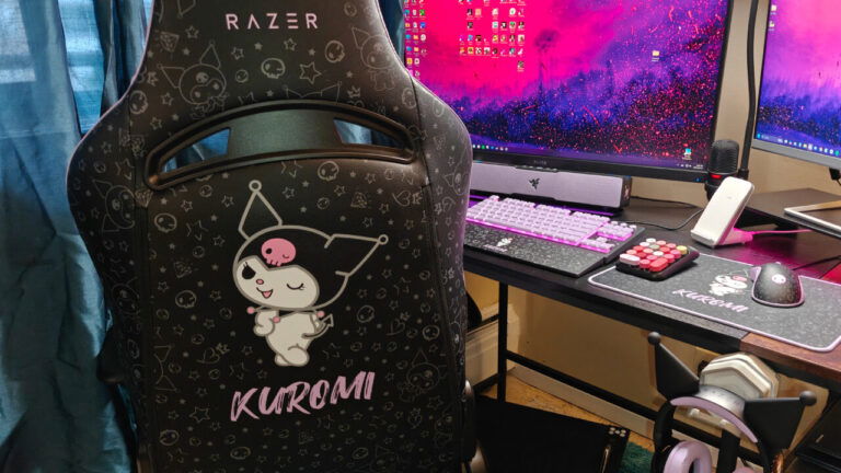 Razer Enki X Gaming Chair: Kuromi Edition Review - CGMagazine