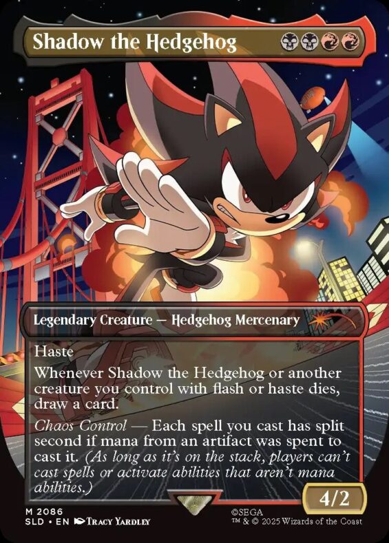 A MTG x Sonic the Hedgehog Collaboration Brings The Speedy Hero to Magic: the Gathering