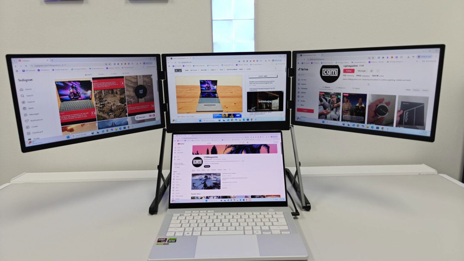 Aura Triple Aero 15.6” Pro Max Monitor Review - CGMagazine